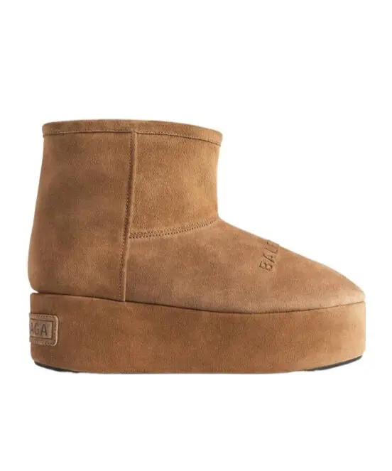 Balenciaga Alaska Platform Boots - Brown