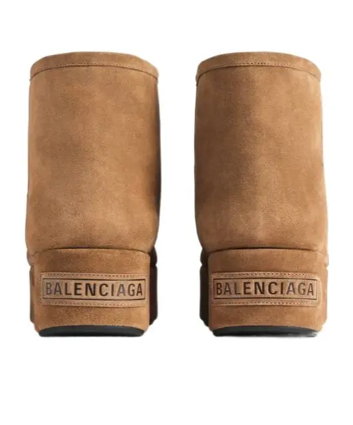 Balenciaga Alaska Platform Boots - Brown