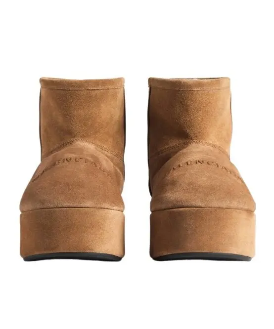 Balenciaga Alaska Platform Boots - Brown