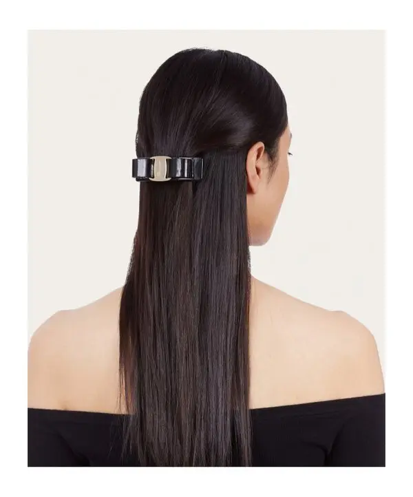 FERRAGAMO Logo Engraved Hair Clip