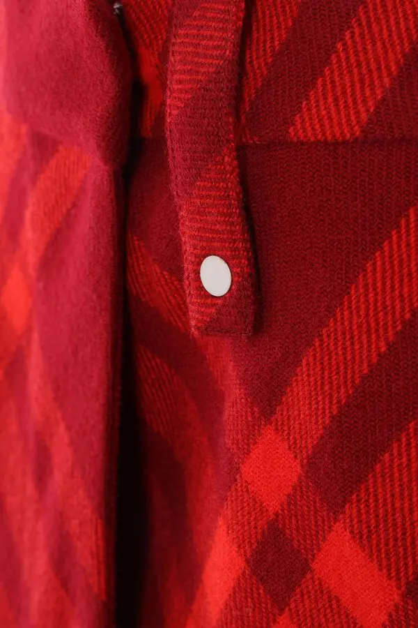 Burberry Plaid Pleated Mini Skirt
