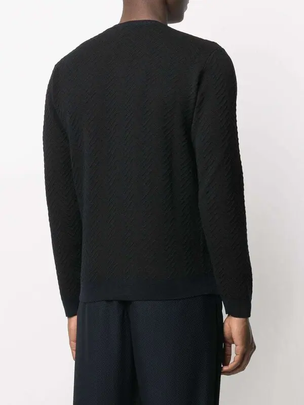 Giorgio Armani Textured Knit Jumper
