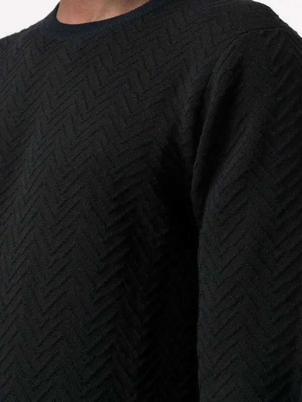 Giorgio Armani Textured Knit Jumper