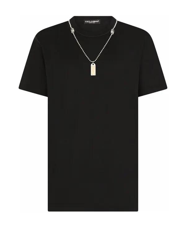 Dolce & Gabbana Logo Dog-tag T-shirt
