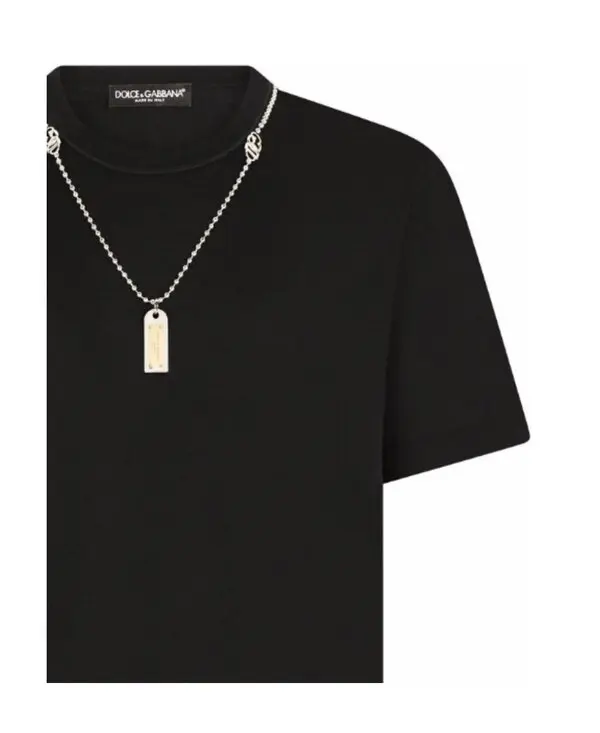 Dolce & Gabbana Logo Dog-tag T-shirt