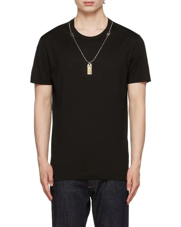 Dolce & Gabbana Logo Dog-tag T-shirt
