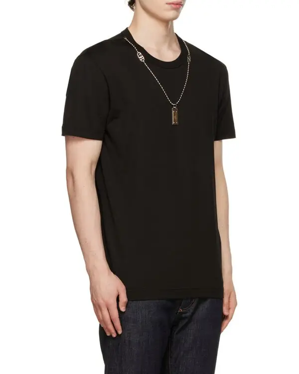 Dolce & Gabbana Logo Dog-tag T-shirt