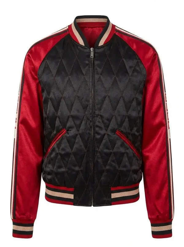 Gucci Double-sided Pilot Jacket With Embroidered Design
