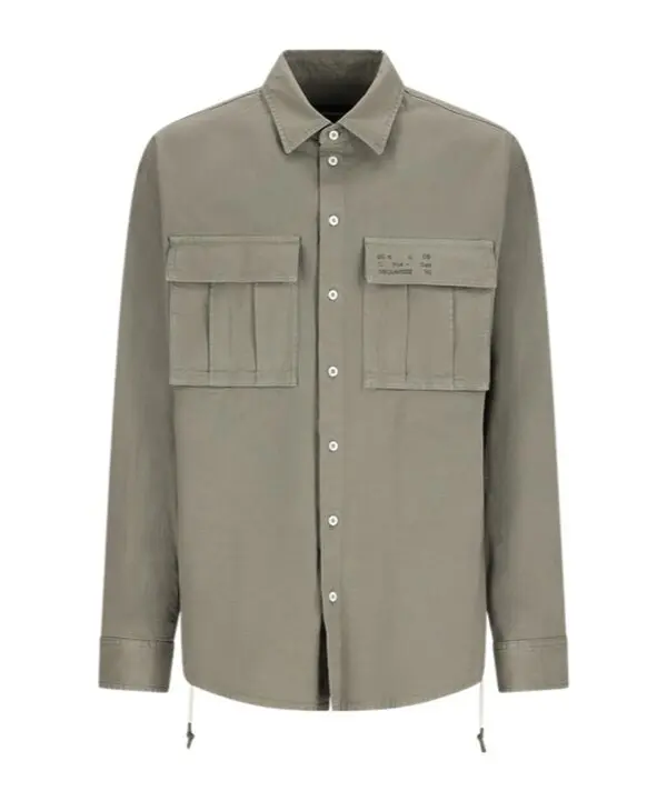 Dsquared2 Utility Pocket Shirt - Gray
