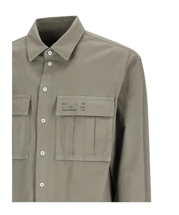 Dsquared2 Utility Pocket Shirt - Gray