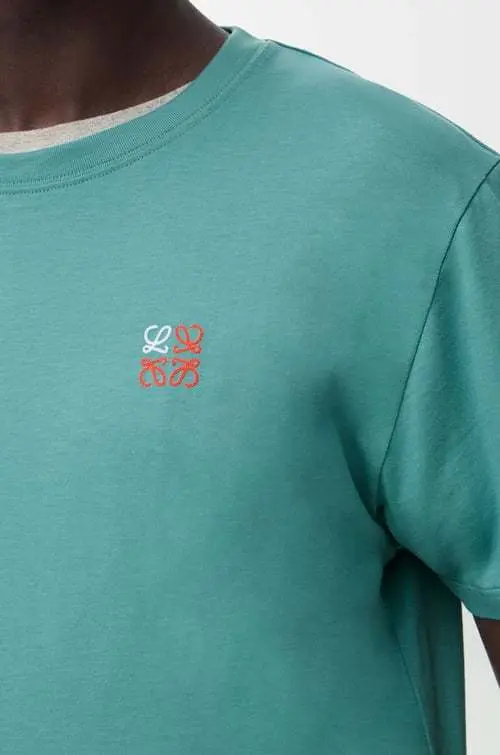 Loewe Embroidery T-shirt - Light Blue