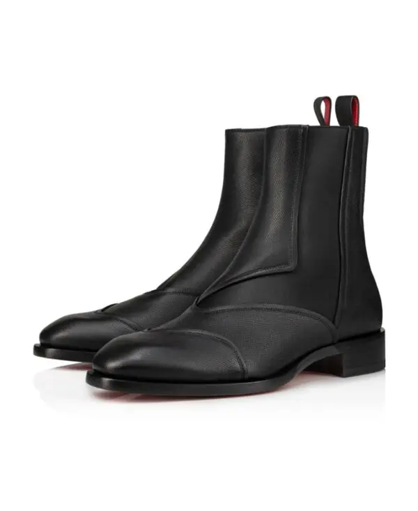 CHRISTIAN LOUBOUTIN Boabi Leather Chelsea Boots