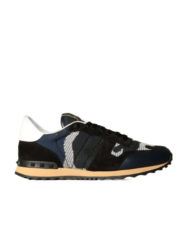Valentino Garavani Rockrunner Camouflage-print Sneakers