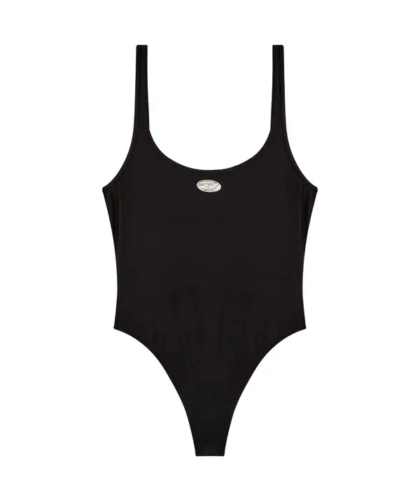 DIESEL® Ut-body-utlt Cut-out Logo Swimsuit - Black