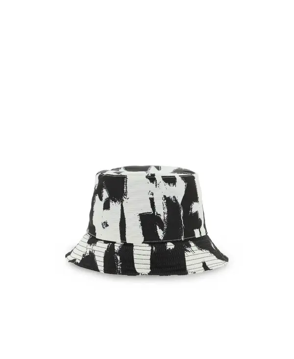 Alexander McQueen Painterly Print Bucket Hat