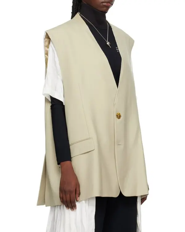 MAISON MARGIELA V-neck Sleeveless Vest