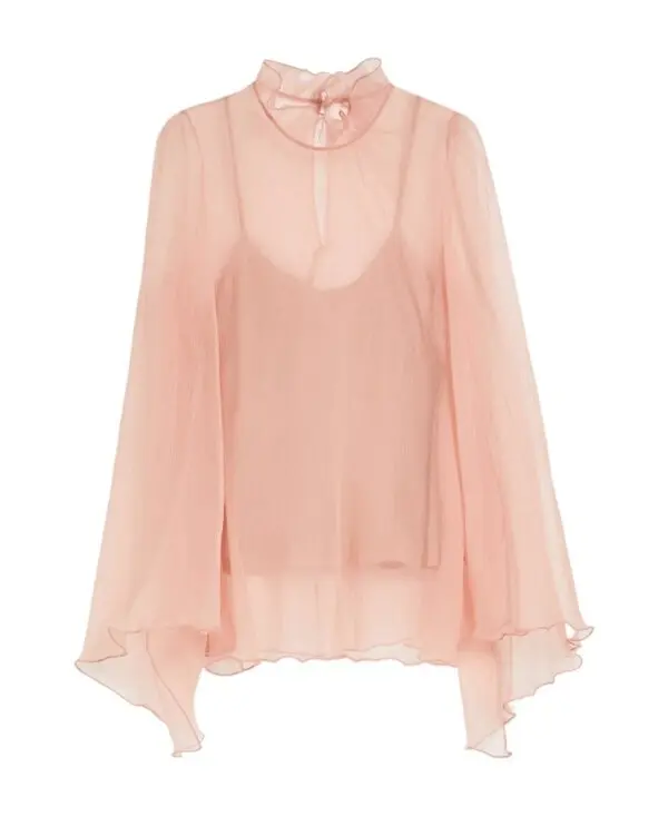 Max Mara Maniero Logo Blouse - Pink