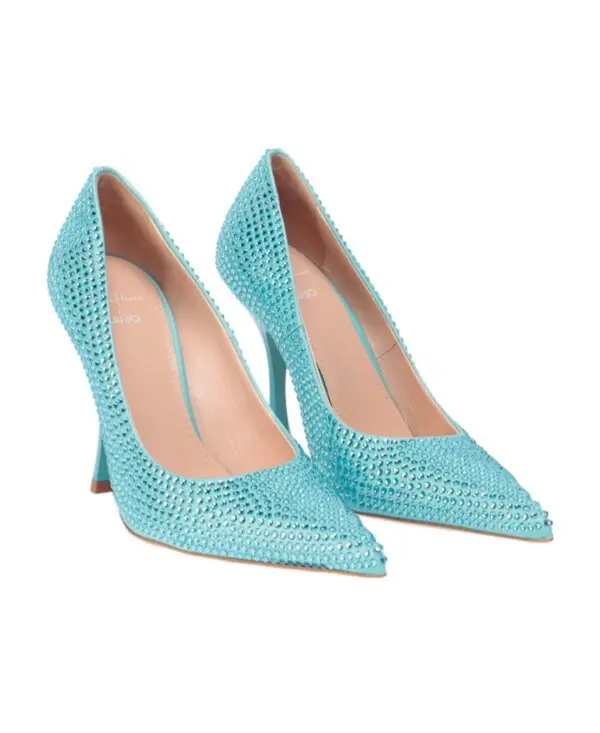 Liu Jo Leonie Hanne X Embellished Sculpted Heel Pumps