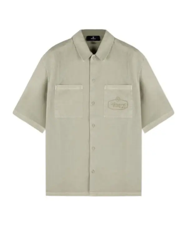 REPRESENT Oversized Fit Short-sleeved Overshirt