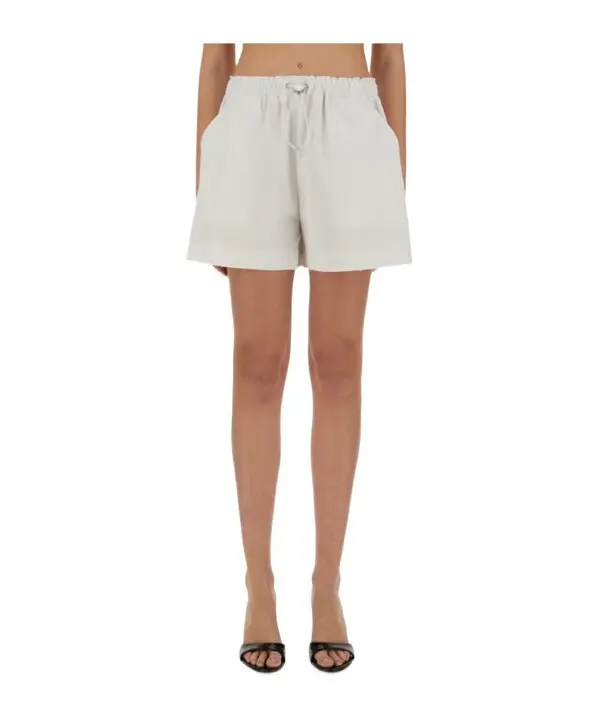 Moschino Elastic Waist Shorts - White