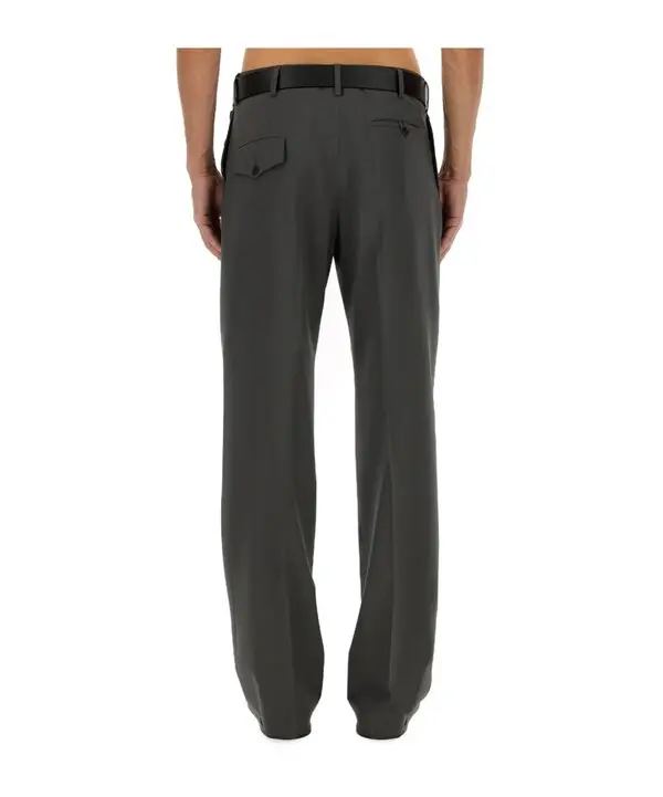 Moschino High Waist Casual Pants - Black