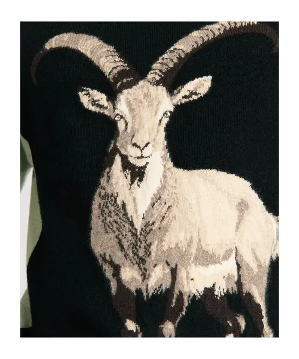 Dior Mountain Intarsia Knit Sweater