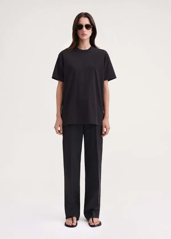 TOTEME Crewneck T-shirt - Black