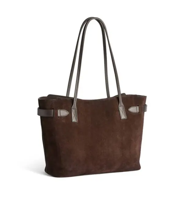 Balenciaga Bel Air Medium Tote Bag - Light Espresso