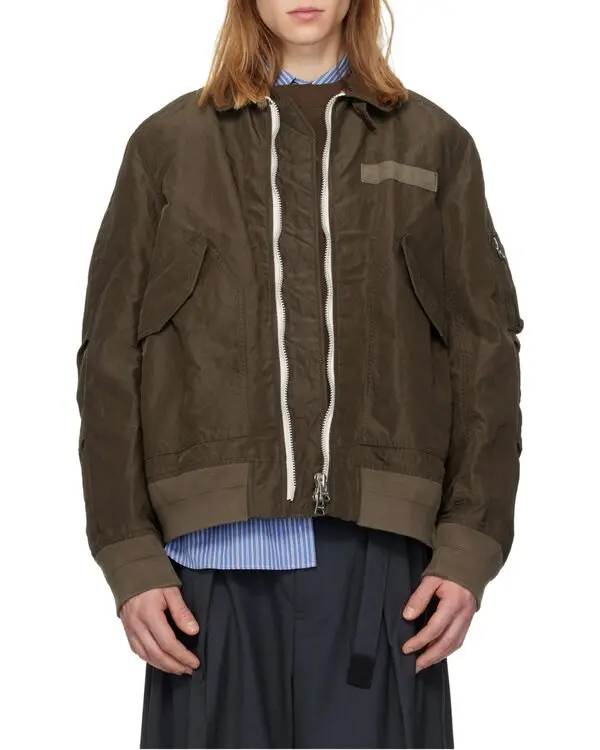 Sacai Treated Twill Blouson