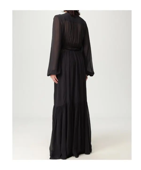 Isabel Marant Étoile Briane V-neck Maxi Dress - Black