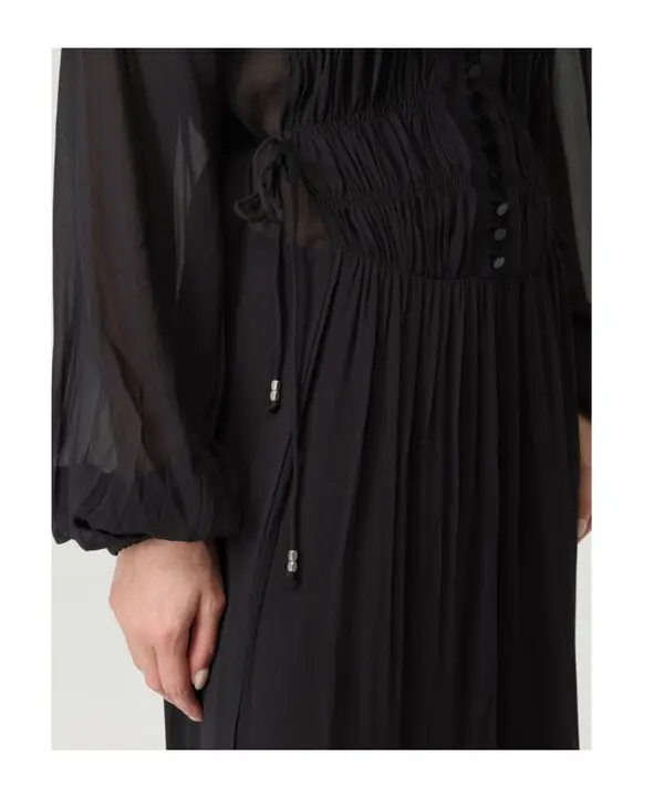 Isabel Marant Étoile Briane V-neck Maxi Dress - Black