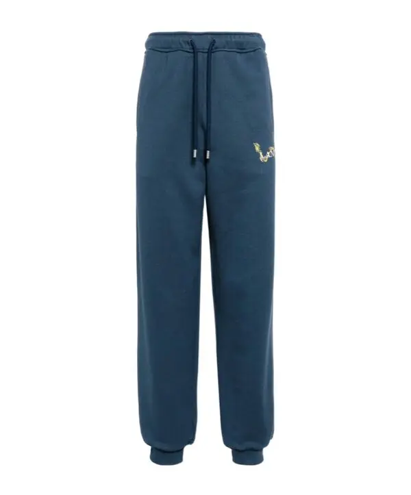 LANVIN Logo-print Cotton Track Pants