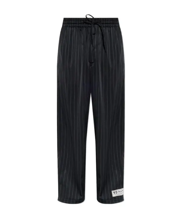 Y3 Straight Leg Striped Sweatpants
