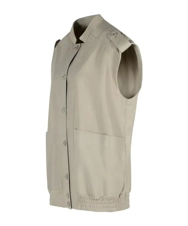 SALVATORE SANTORO Sleeveless Leather Jacket