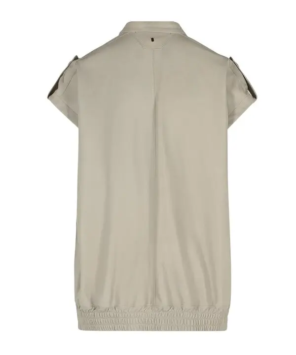 SALVATORE SANTORO Sleeveless Leather Jacket