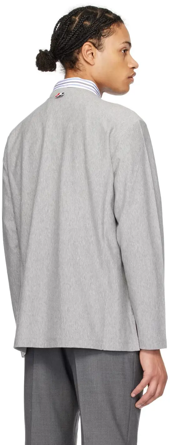 Thom Browne Rwb Striped Long-sleeved T-shirt