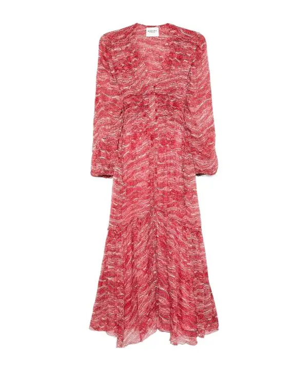Isabel Marant Étoile Amara V-neck Maxi Dress