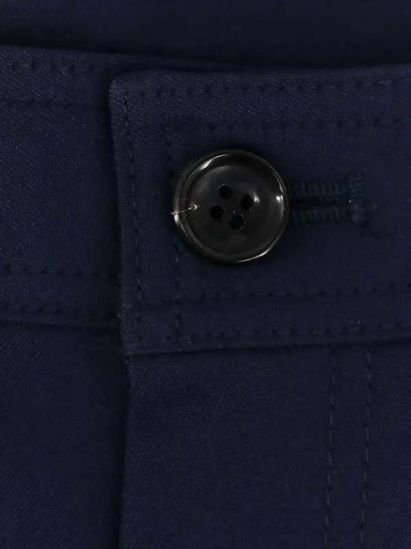 Comme Des Garçons Strap-detailed Bermuda Shorts - Blue