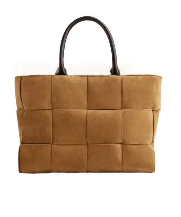Bottega Veneta Small Arco Tote Bag - Camel/teddy/fondant