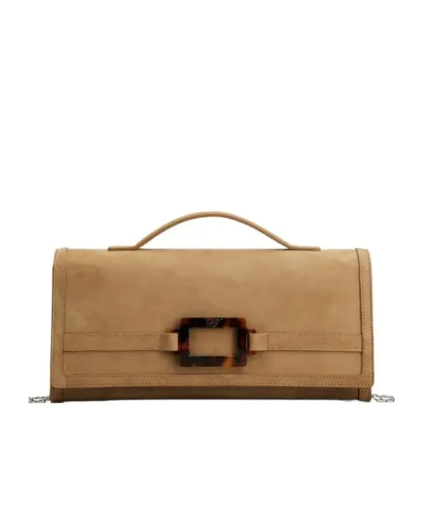 ROGER VIVIER Belle Chain-strap Cross Body Bag - Brown