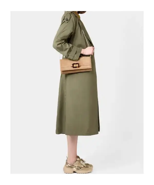 ROGER VIVIER Belle Chain-strap Cross Body Bag - Brown