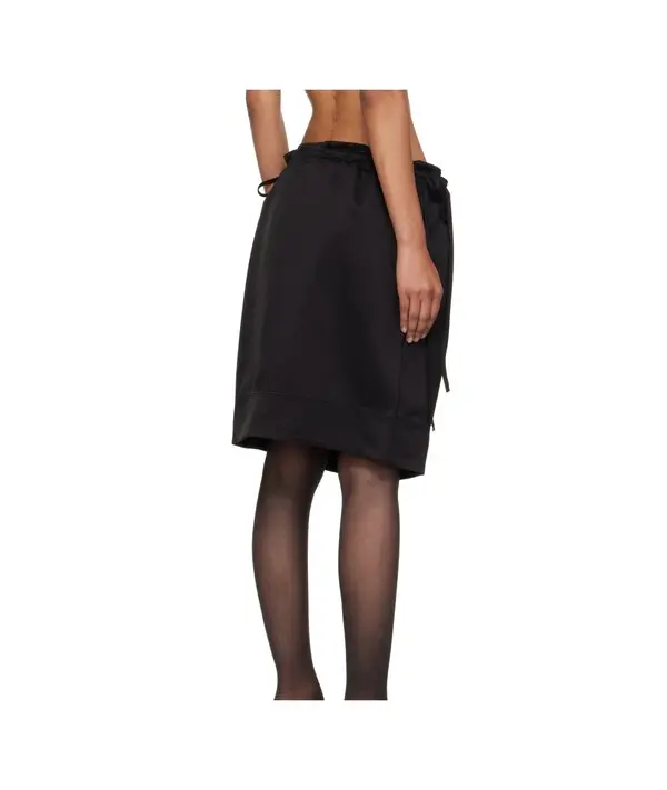 TOTEME Drawstring Mini Skirt - Black