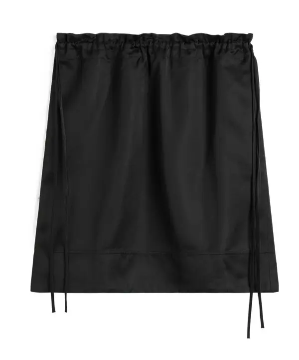 TOTEME Drawstring Mini Skirt - No