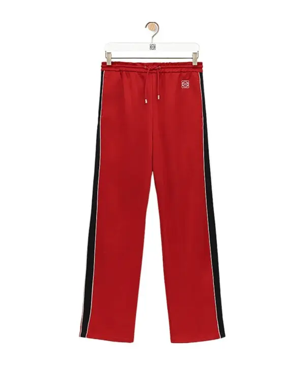 Loewe Technical Jersey Tracksuit Trousers - Dark Raspberry