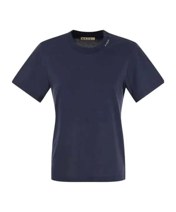 Marni Round Neck Short Sleeve T-shirt