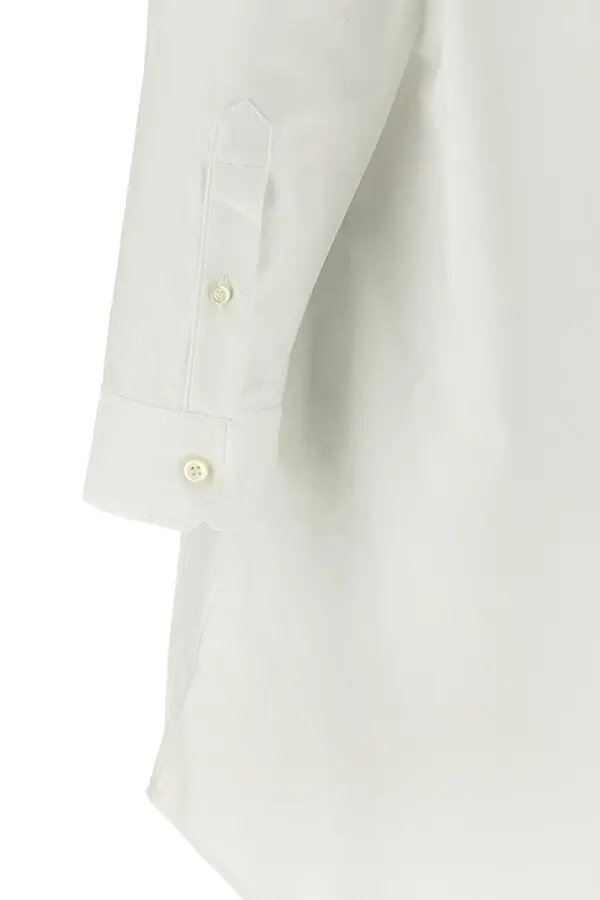 Y/project Asymmetrical Hemmed Shirt Dress With Detachable Chain Detail
