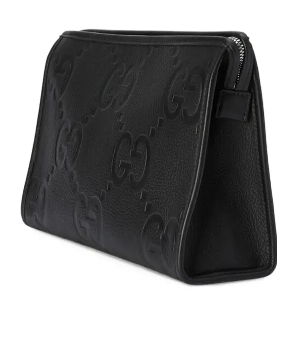 Gucci Jumbo Gg Zipped Clutch Bag