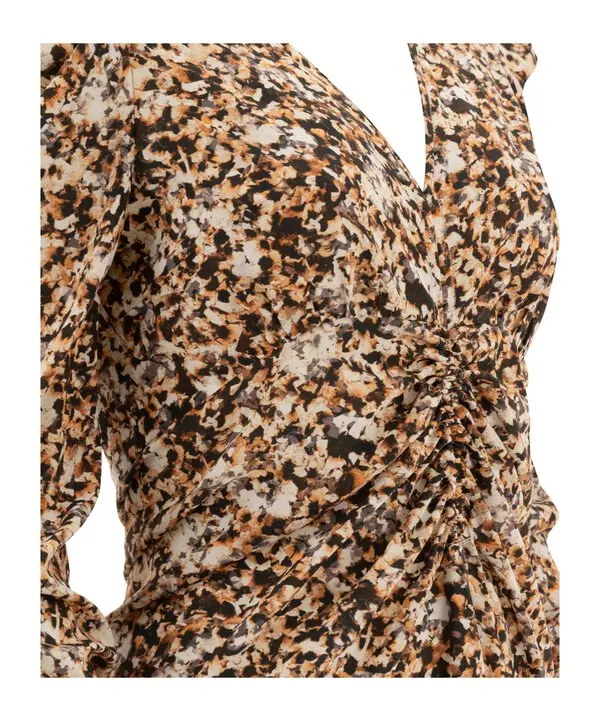 Isabel Marant Étoile Albini Printed V-neck Dress