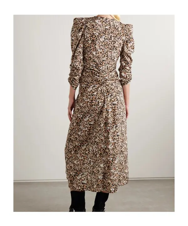 Isabel Marant Étoile Albini Printed V-neck Dress