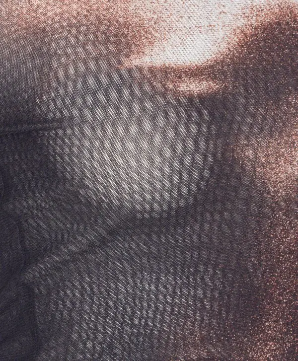 JEAN PAUL GAULTIER Long-sleeved Off-shoulder Cropped Top